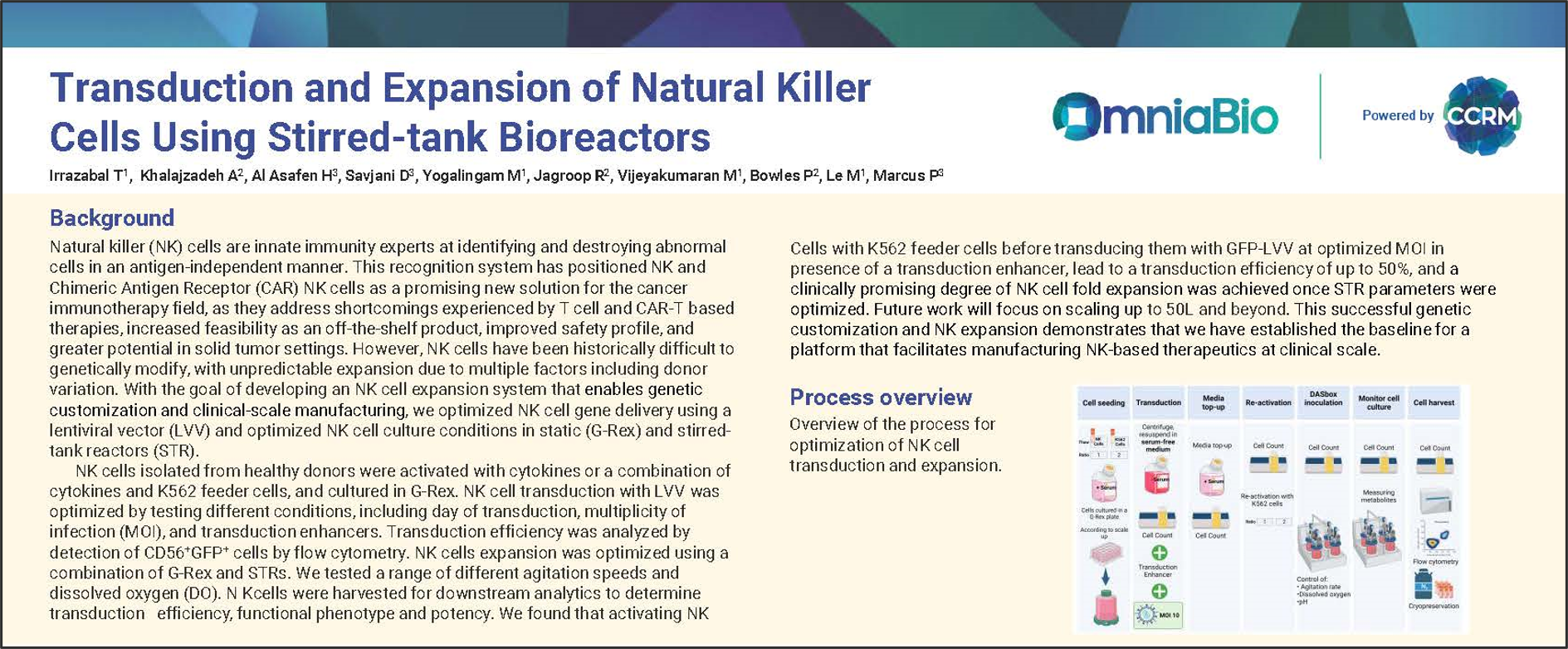 Transduction and Expansion of Natural Killer Cells Using Stirred Tank ...