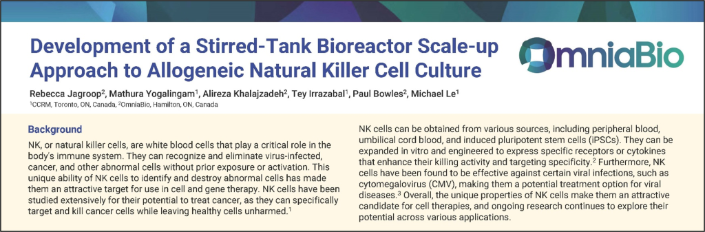 Development of a Stirred-Tank Bioreactor Scale-up for Allogeneic NK ...